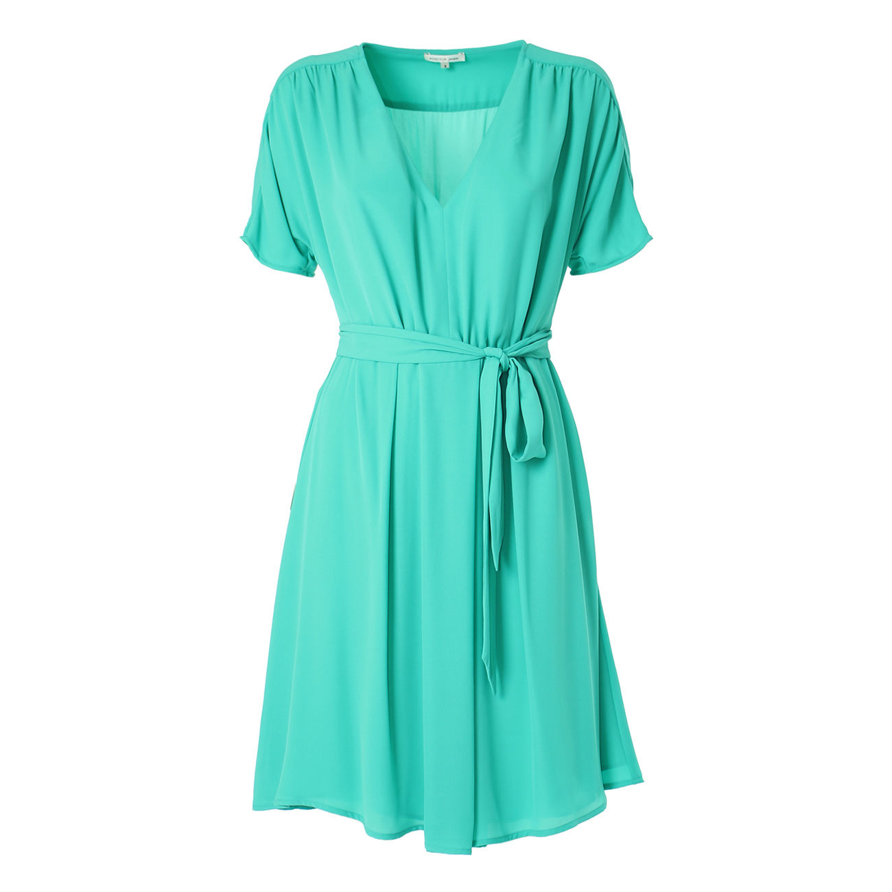 KOCCA ABITO MINI YOHANCE IN GEORGETTE Donna Verde Menta | Mascheroni Store