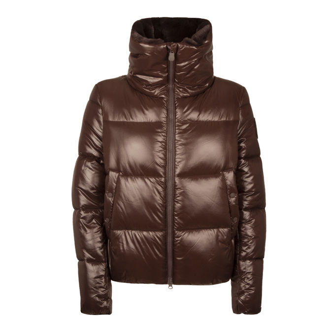 SAVE THE DUCK PIUMINO MOMA Donna Marrone | Mascheroni Store SAVE THE DUCK PIUMINO MOMA Donna Marrone | Mascheroni Store